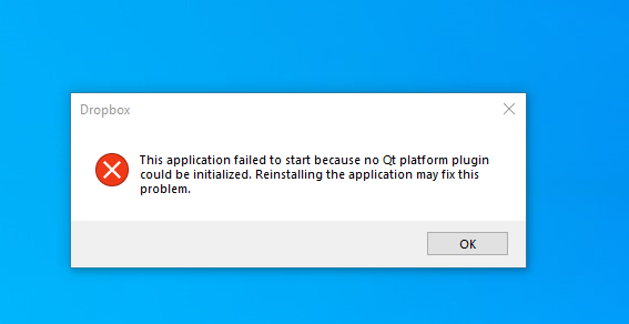 Dropbox desktop app won't load anymore on Windows 10 - Dropbox Community