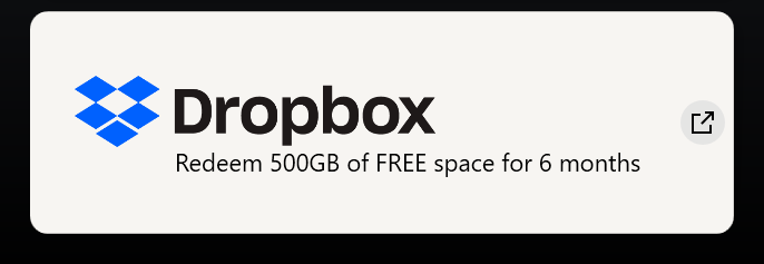 ASUS 500GB Promotion - Dropbox Community